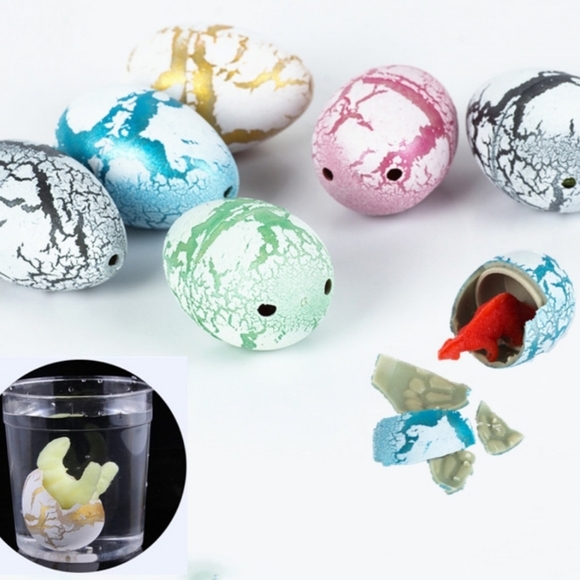 unbranded | Toys | New 6pc Magic Hatch Grow Dinosaur Eggs Kids Toys ...